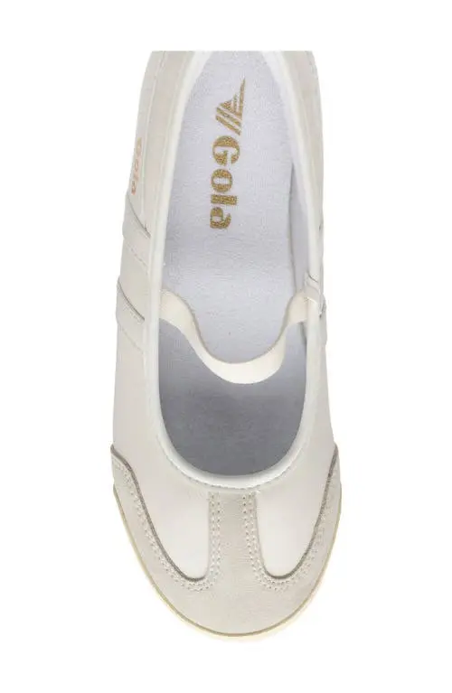 Gola Celestra Leather Mary Jane Sneaker - White/white