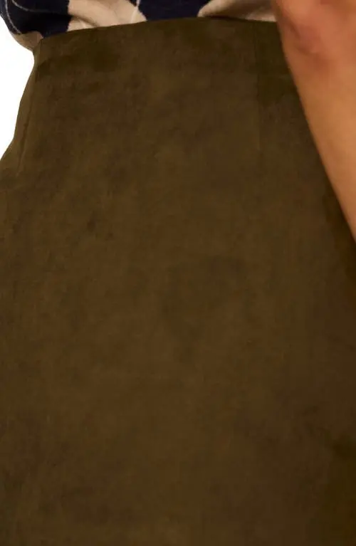 Sanctuary All In Faux Suede Miniskirt