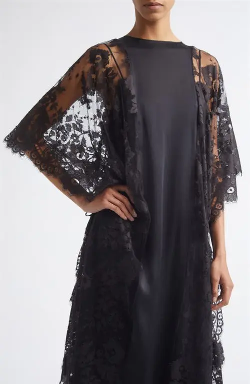 Zimmermann Valiant Silk & Lace Midi Dress