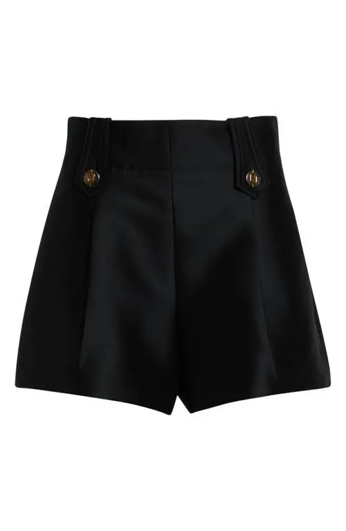 Zimmermann Valiant Tailored Wool & Silk Shorts