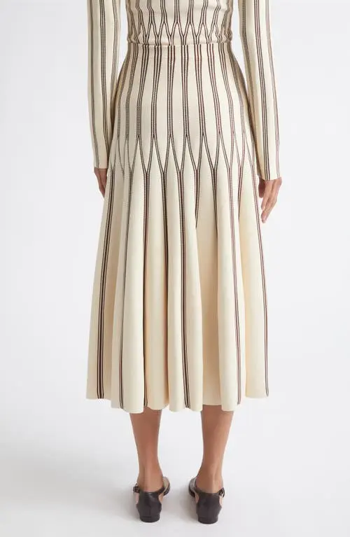 Zimmermann Rebellion Stripe Sweater Skirt