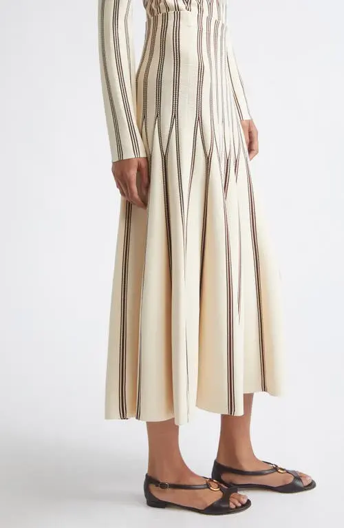 Zimmermann Rebellion Stripe Sweater Skirt