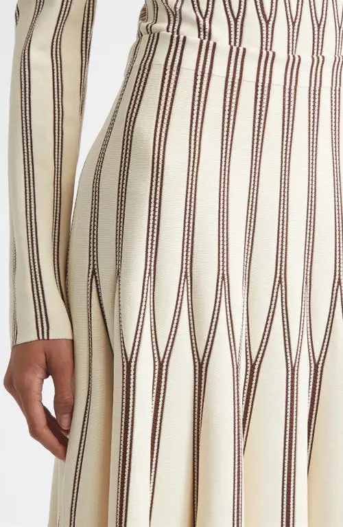Zimmermann Rebellion Stripe Sweater Skirt