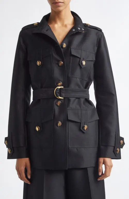 Zimmermann Valiant Wool & Silk Utility Jacket