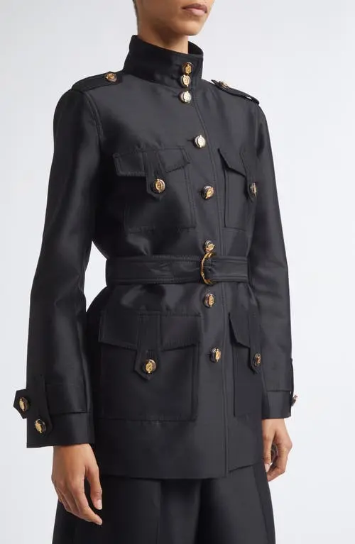 Zimmermann Valiant Wool & Silk Utility Jacket