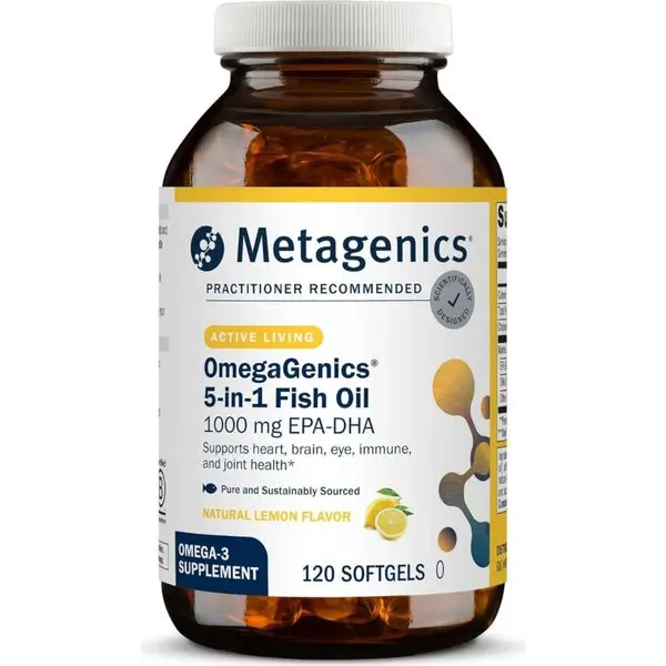METAGENICS Omegagenics High Potency Omega-3 Fish Oil Supplement - None