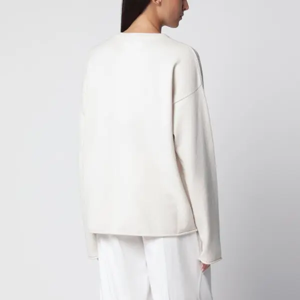 Extreme Cashmere Paolo Bone Cashmere Crewneck Sweater - Beige