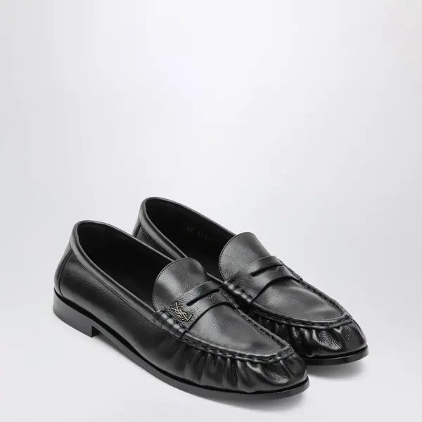 Saint Laurent Le Loafer Loafers In Leather - Black