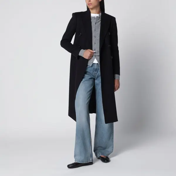 Tagliatore Double-breasted Wool Maxi Coat