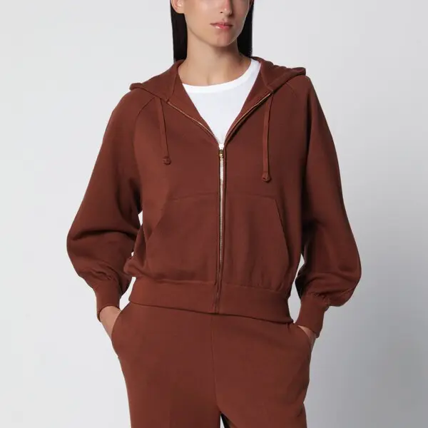 Loro Piana Brown Cotton Hoodie