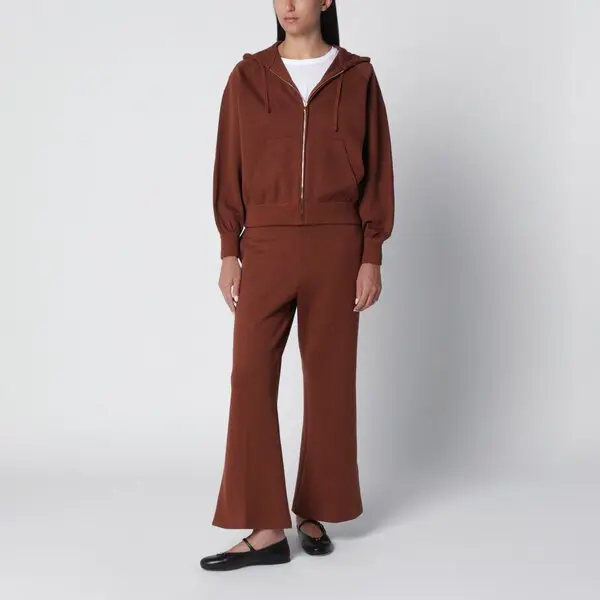 Loro Piana Brown Cotton Hoodie