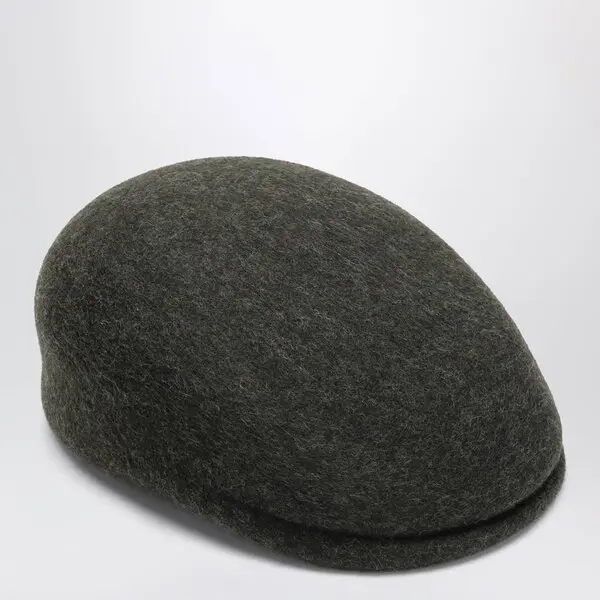 Loro Piana Moss Wool Felt Flat Cap