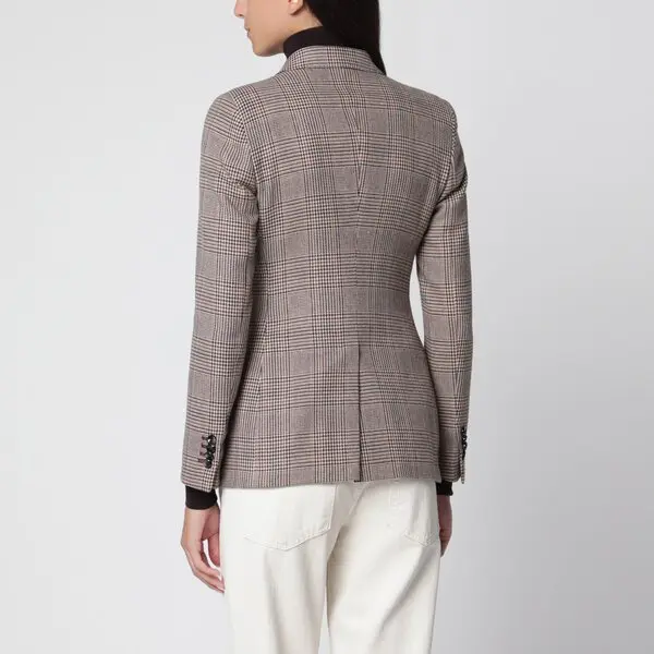 Tagliatore Double-breasted Prince Of Wales Jacket