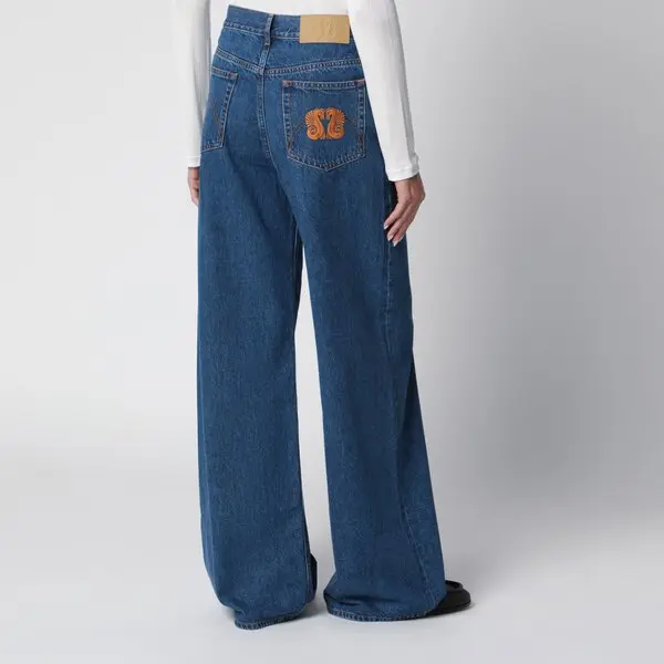 BLAZÉ MILANO Wide-leg Sapphire Jeans