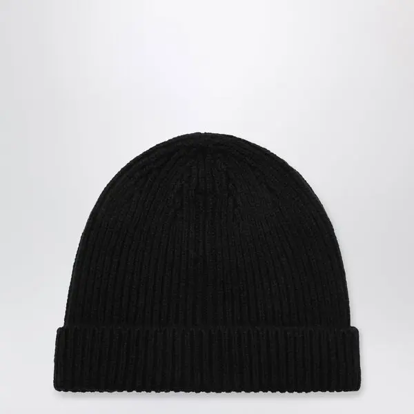 Rick Owens Ribbed Cashmere Blend Beanie