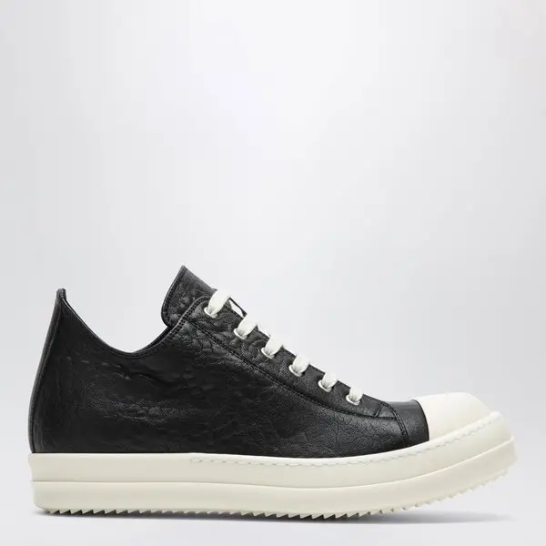 Rick Owens Low Top Calf Leather Sneakers