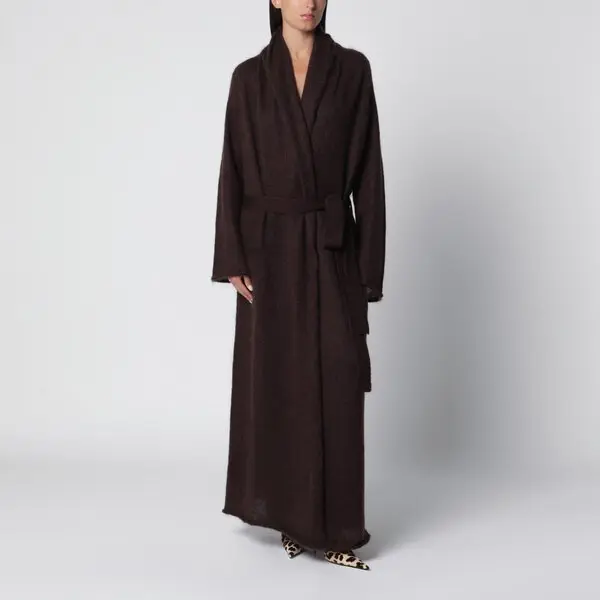 Andamane Vika Mohair Maxi Cardigan - Brown