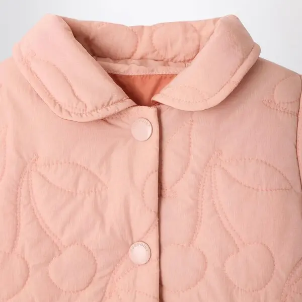 Bonpoint Reversible Juno Quilted Jacket In With Cherry Motif