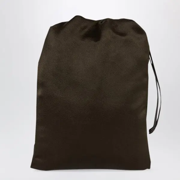 THE ROW Ray Dark Silk Pouch