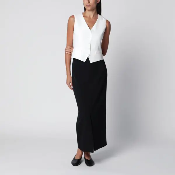 Max Mara Linen Canvas Waistcoat