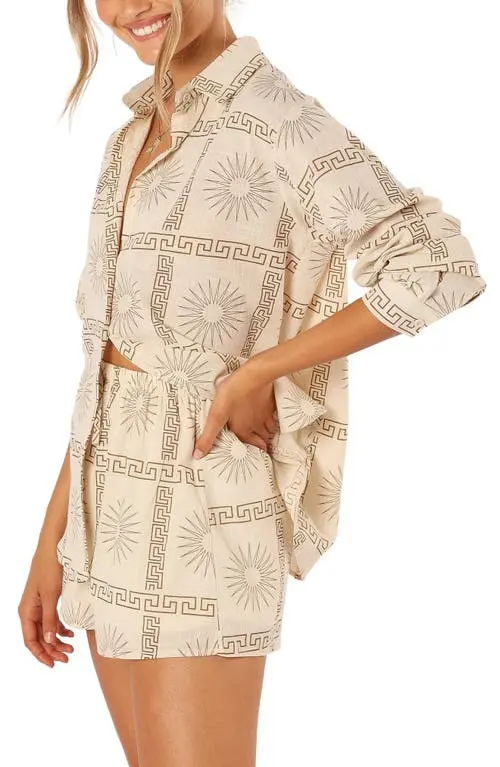 PETAL & PUP Penny Geo Print Top & Shorts