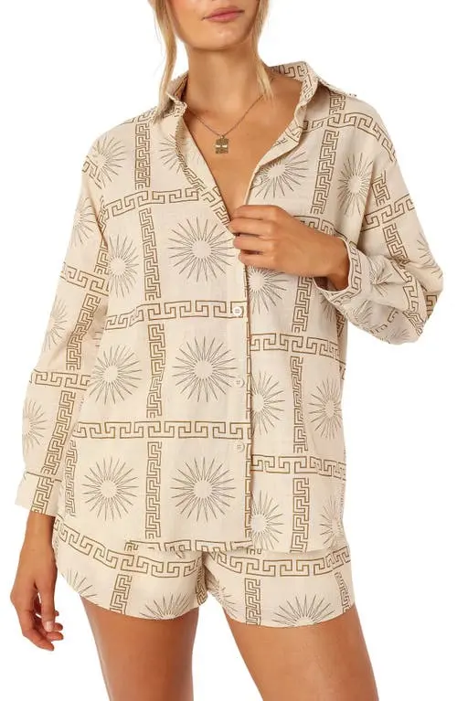 PETAL & PUP Penny Geo Print Top & Shorts