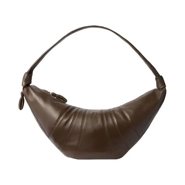 LEMAIRE Large Croissant Bag 'otter - Brown