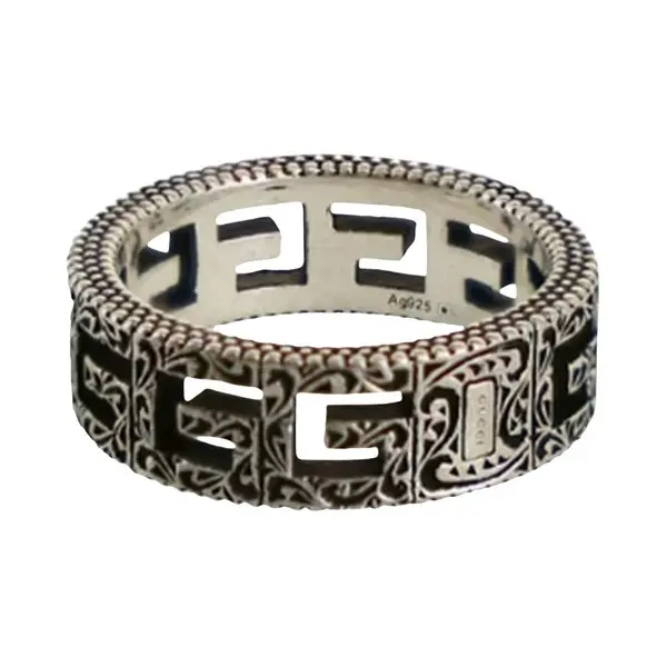 Gucci G Cube Ring - Silver