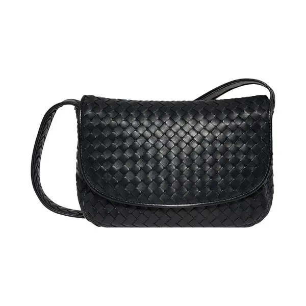 Bottega Veneta Messenger Bag 'midnight/silver