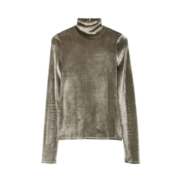 LEMAIRE Fitted High Neck Top 'chrome - Multicolor