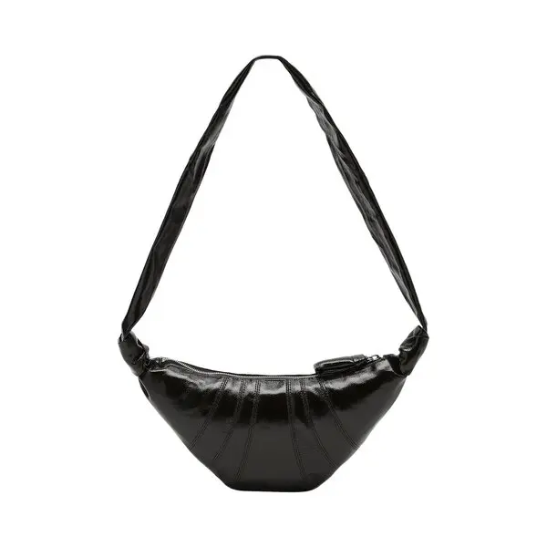 LEMAIRE Small Croissant Bag 'obsidian