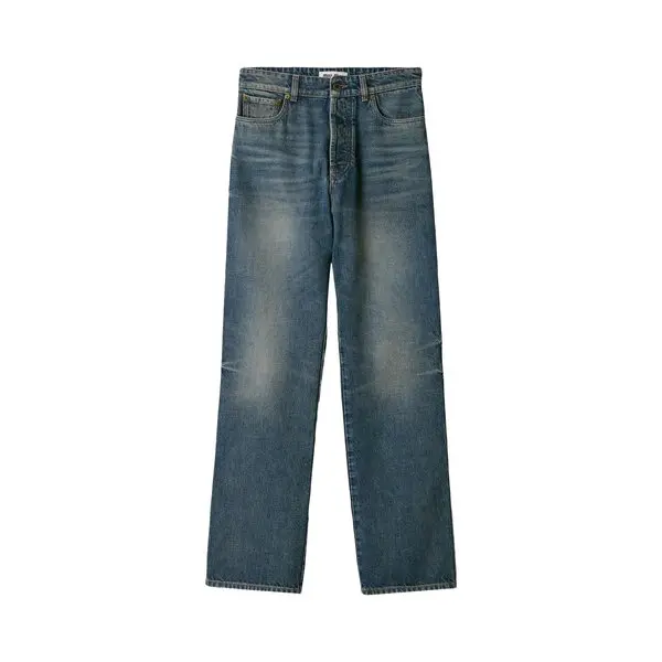 Miu Miu Denim Pantalone 'bleu
