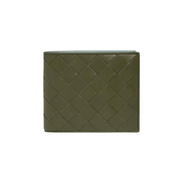Bottega Veneta Portafoglio Tweed/mineral - Green