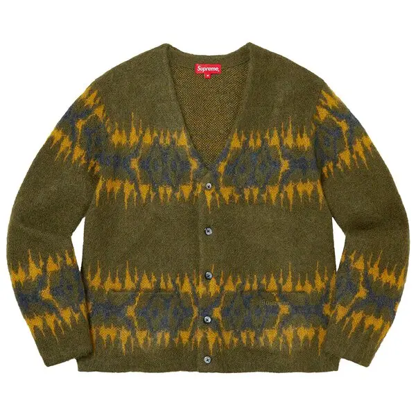 Supreme Abstract Stripe Cardigan