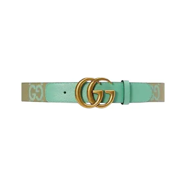 Gucci Gg Marmont Wide Belt 'light /beige