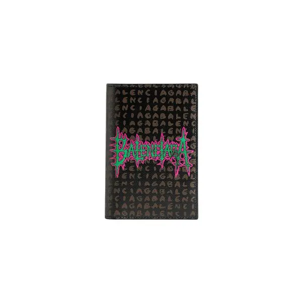 Balenciaga Snob Passport Holder /metal Grass
