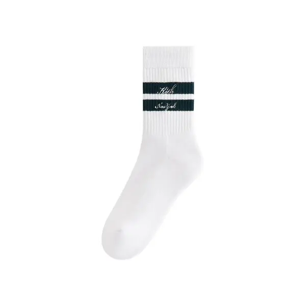Kith Stripe Cotton Mid Crew Socks