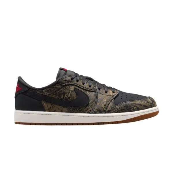 JORDAN 1 Low Og Laser Cut Sneakers - Black
