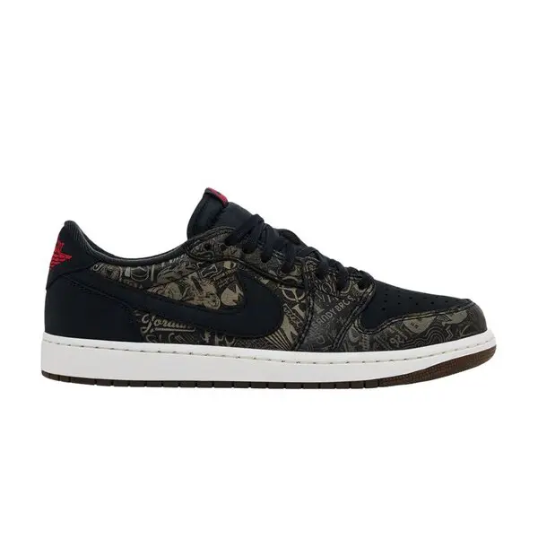 JORDAN 1 Low Og Laser Cut Sneakers - Black