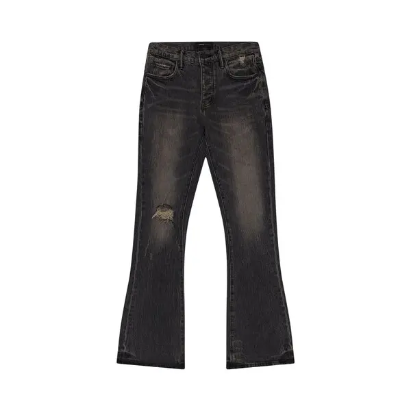 PURPLE BRAND Vintage Flare Blowout P004 Jeans - Black