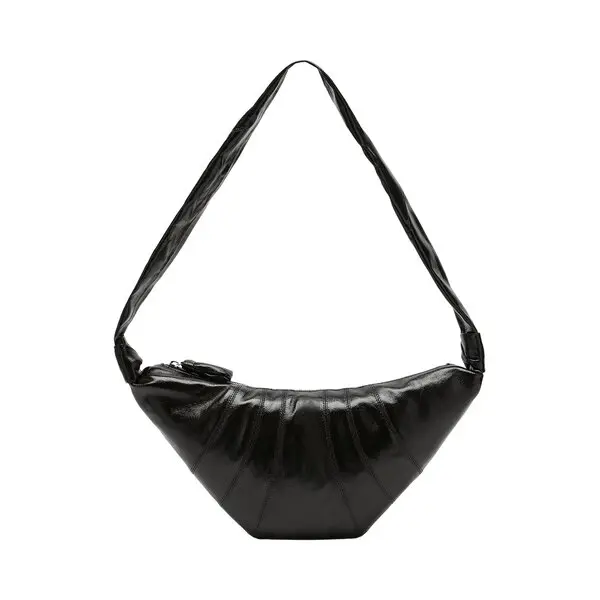LEMAIRE Medium Croissant Bag 'obsidian