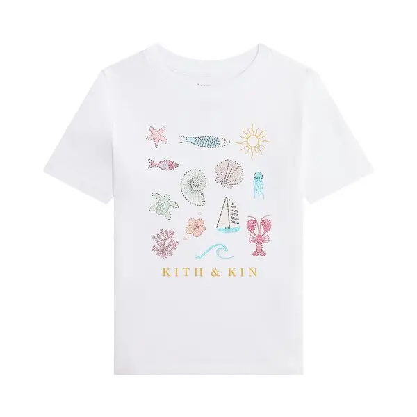 Kith Kin Beach Tee - White