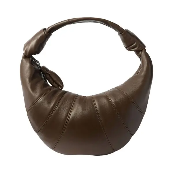 LEMAIRE Mini Fortune Croissant Bag 'otter - Brown