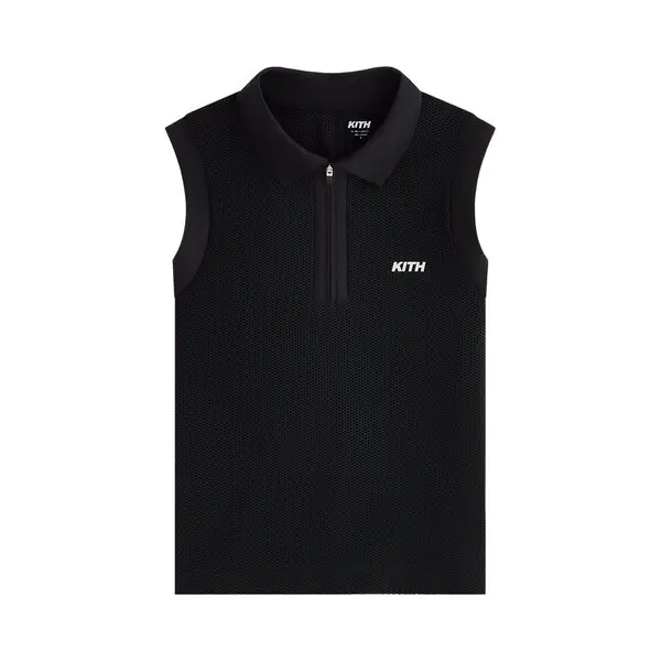 Kith Perry Polo Mesh Tank - Black