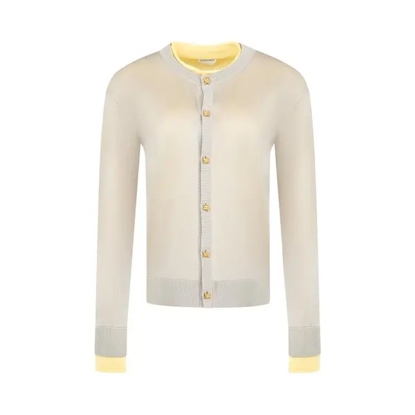 Bottega Veneta Cardigan 'pearl /sherbert