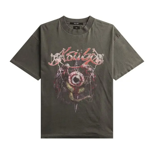 Ksubi Legend Ekcess Short Sleeve Tee 'charcoal - Grey