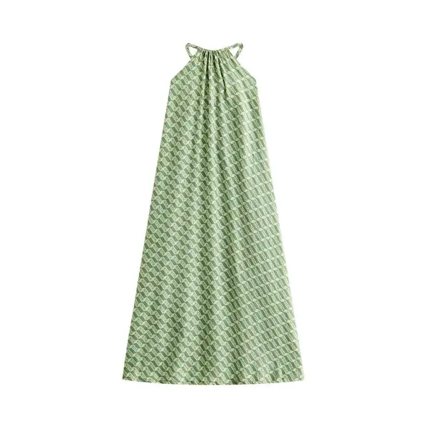 Kith Monogram Maxi Dress 'sage - Green