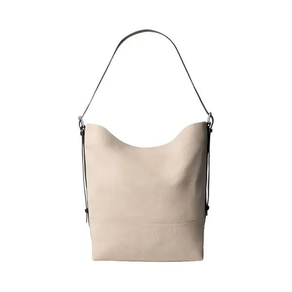 LEMAIRE Belted Tote Bag 'dark Linen