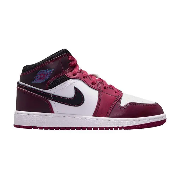 JORDAN 1 Mid Se Gs "sweet Beet Off Noir Desert Pink - Red