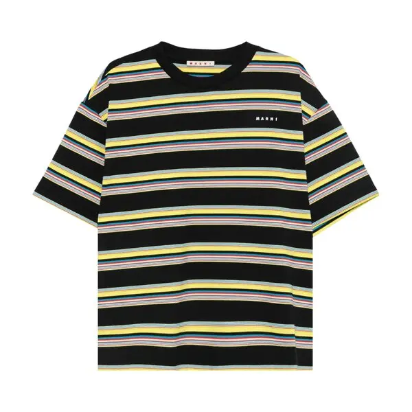 Marni Striped Short-sleeve T-shirt 'acid - Multicolor